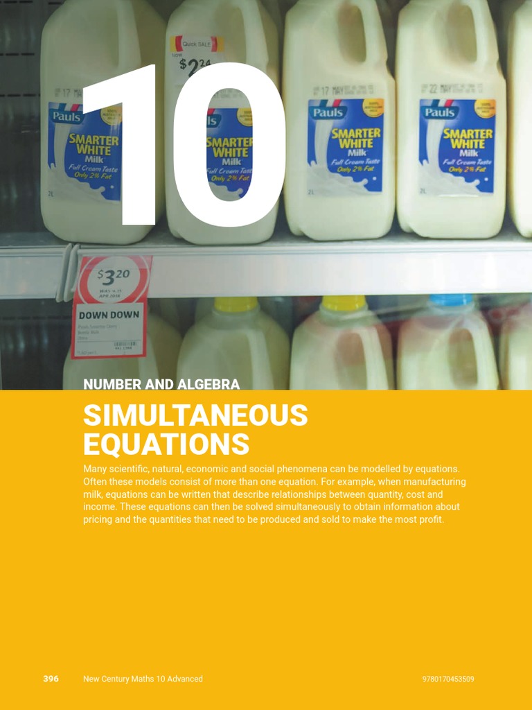 Chapter 10 Simultaneous Equations | PDF