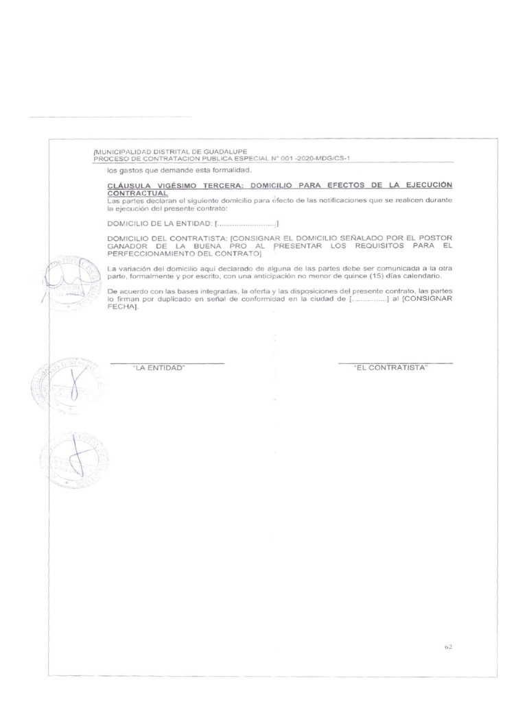 Contratación Pública Especial MDG 2020 | PDF