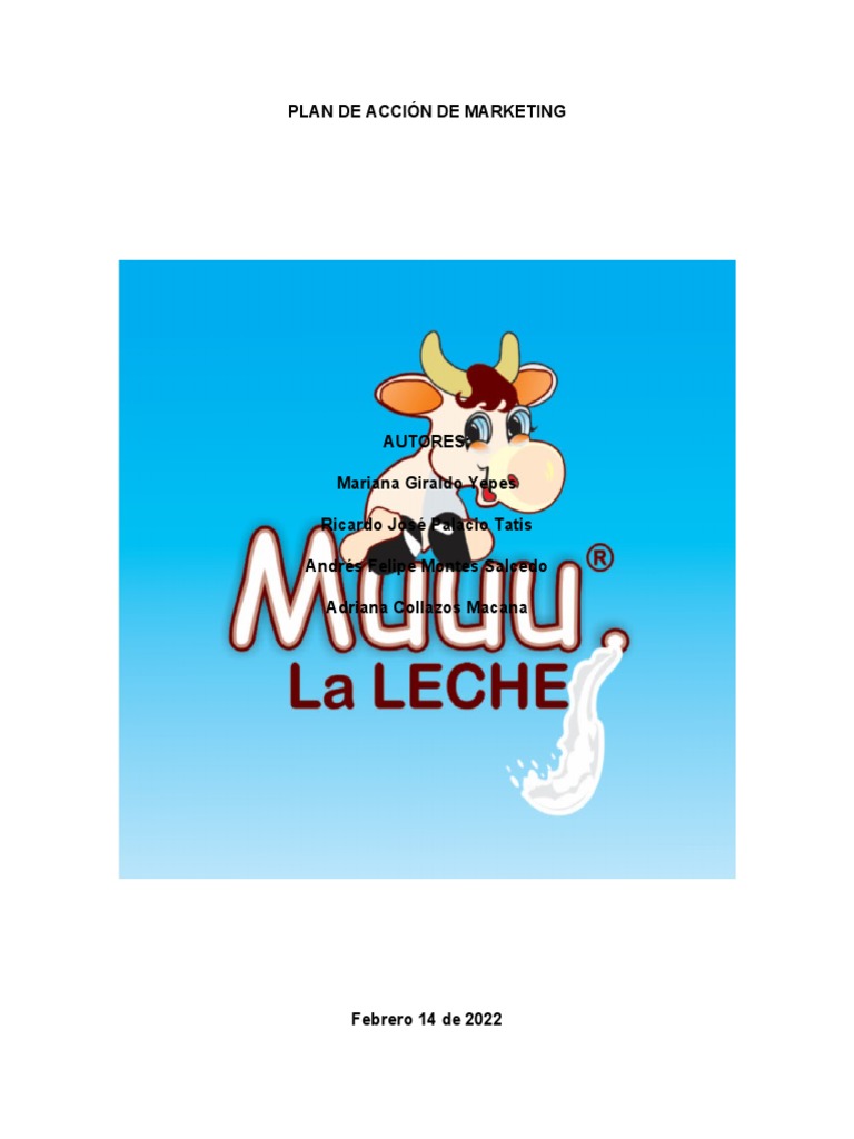 Estrategias de Marketing para Muuu. La LECHE | PDF | Marketing | Leche