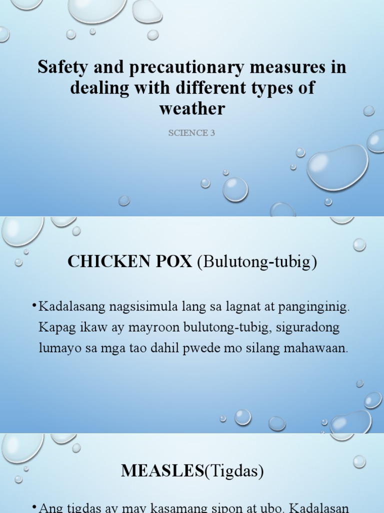 Safety and Precautionary Measures in Dealing With Different | PDF