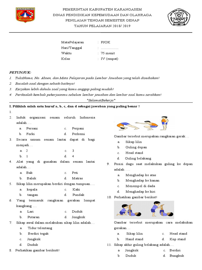 Soal PTS Kelas 4 | PDF