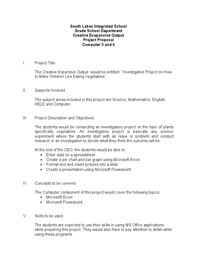 CEO Proposal (Comp3and4) | PDF