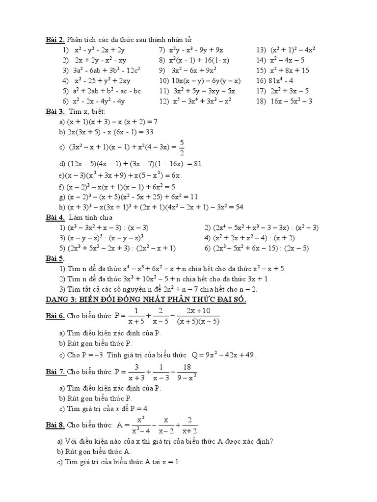 ĐỀ CƯƠNG ĐTĐ HK1 8 | PDF
