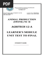 Q1 Animal Production (Swine) NC II 9-12 - Module 2 | PDF | Pig ...