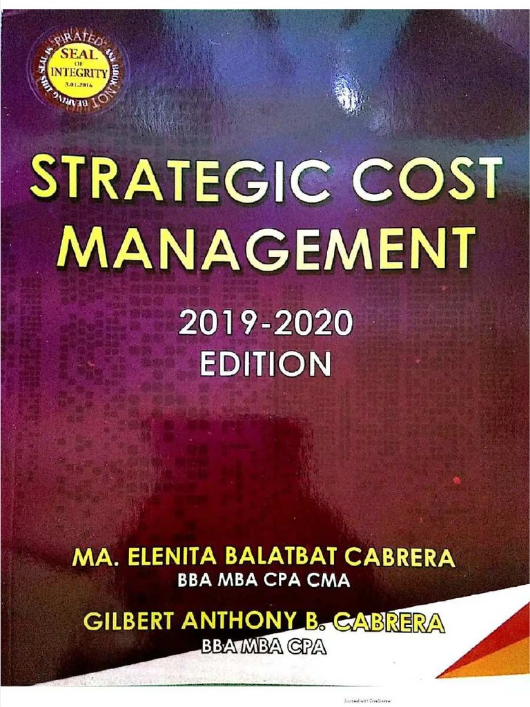 Strategic Cost Management Cabrera | PDF