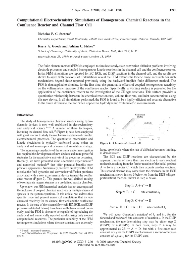 Confluence 2 | PDF | Chemical Reactor | Fluid Dynamics