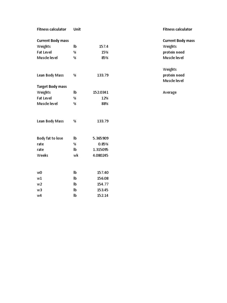 Body Mass and Protein Intake | PDF