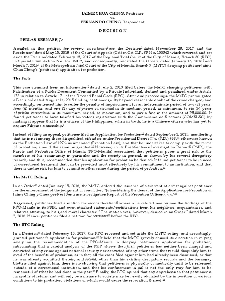 Chua Ching | PDF