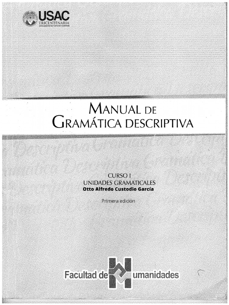 Gramatica Descriptiva Pagina 1 A 26 | PDF