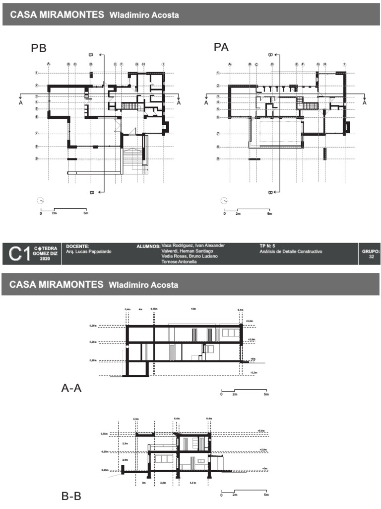 Cortes Planta y Seccion | PDF