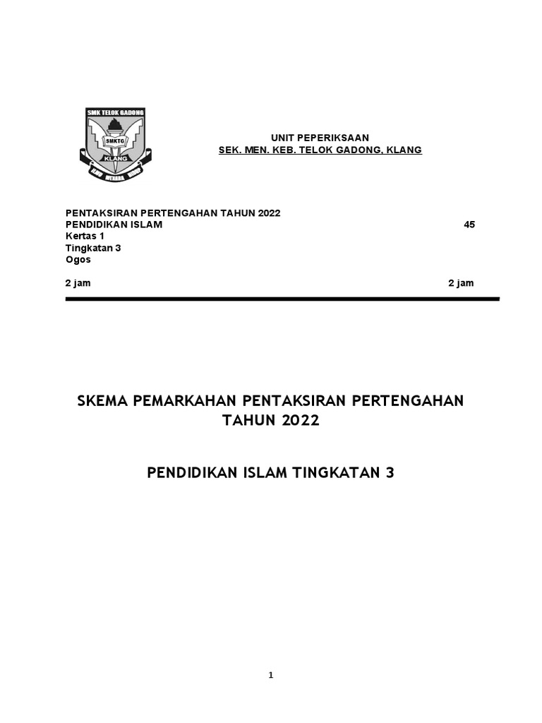 Skema Jawapan Ppt 2022 Pdf