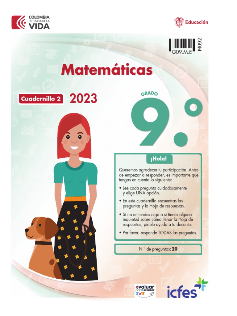 2023 9° Cuadernillo 2 Matematicas PDF | PDF