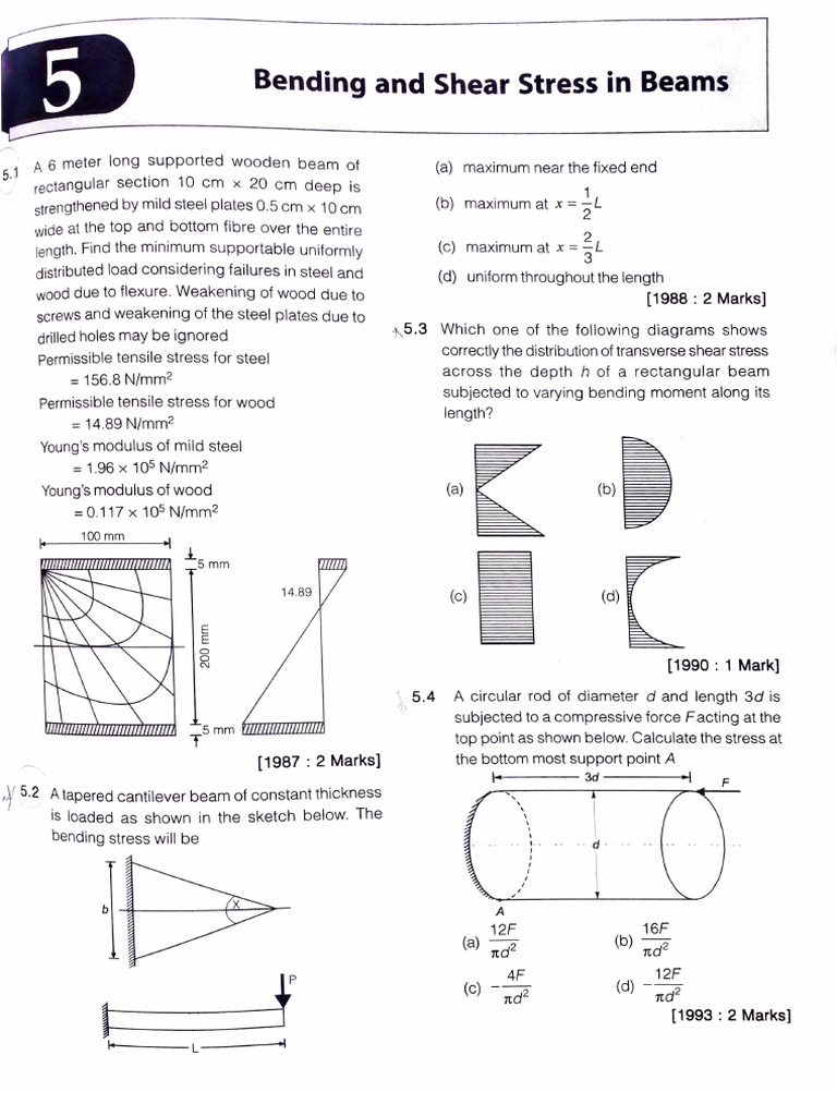 Som5 8 | PDF | Bending | Beam (Structure)