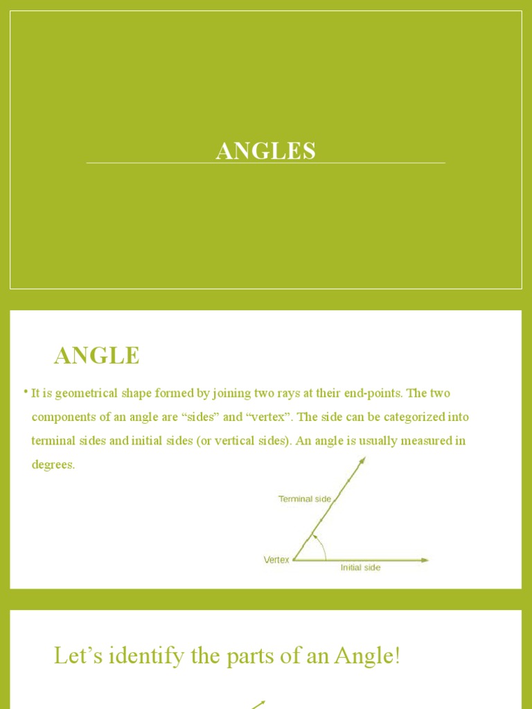 Angles | PDF