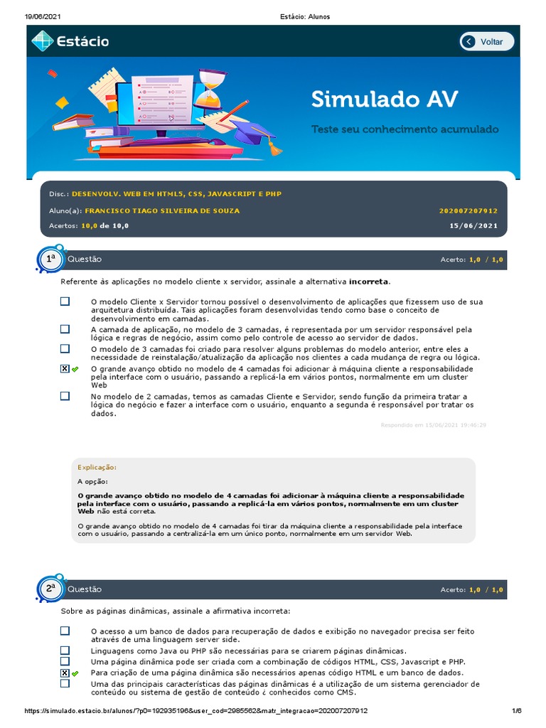 Estácio - Alunos DESENVOLV. WEB EM HTML5, CSS, JAVASCRIPT E PHP | PDF Estácio - Alunos DESENVOLV. WEB EM HTML5, CSS, JAVASCRIPT E PHP | PDF