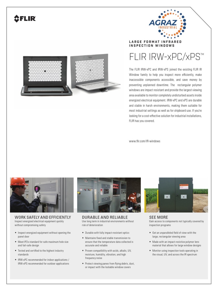 Large Format IR Windows Datasheet US | PDF | Ultraviolet | Infrared