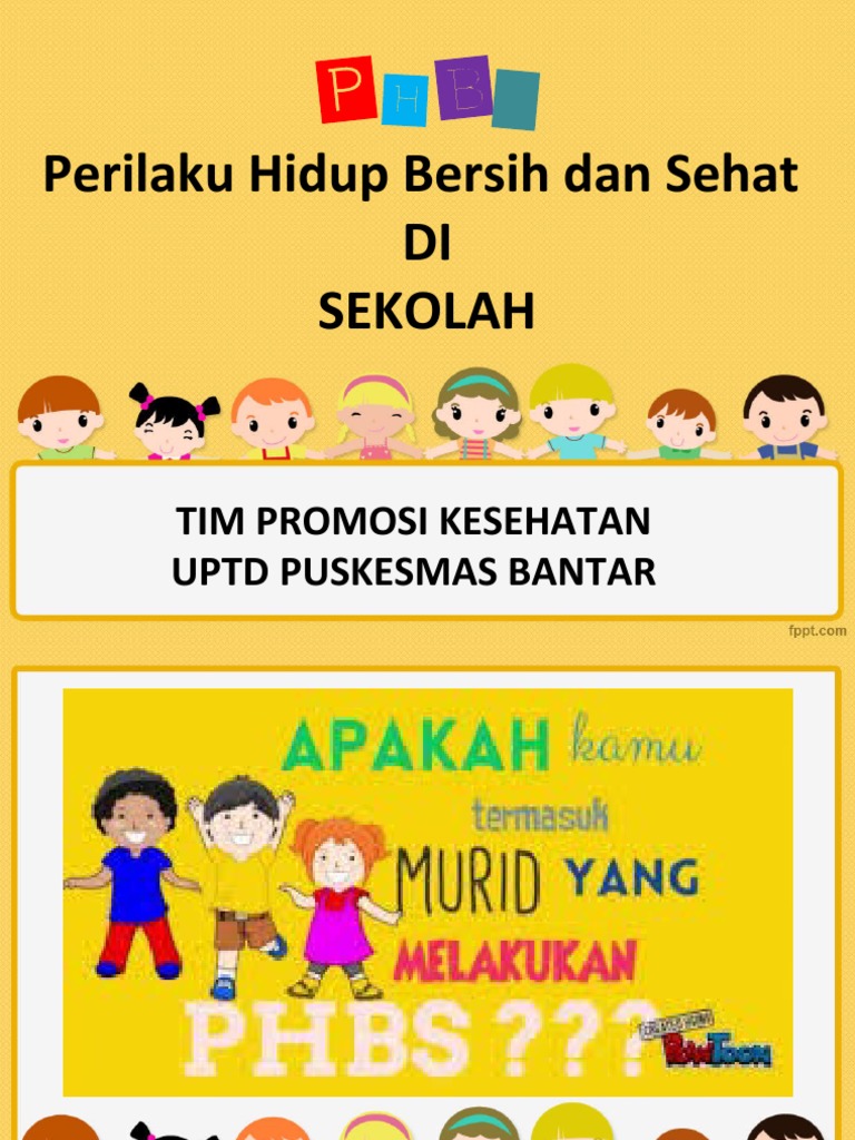 Penyuluhan PHBS Sekolah | PDF
