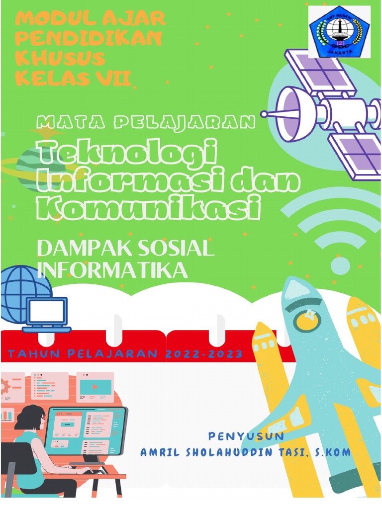 Modul Ajar TIK Dampak Sosial Informatik SMPN 121 | PDF