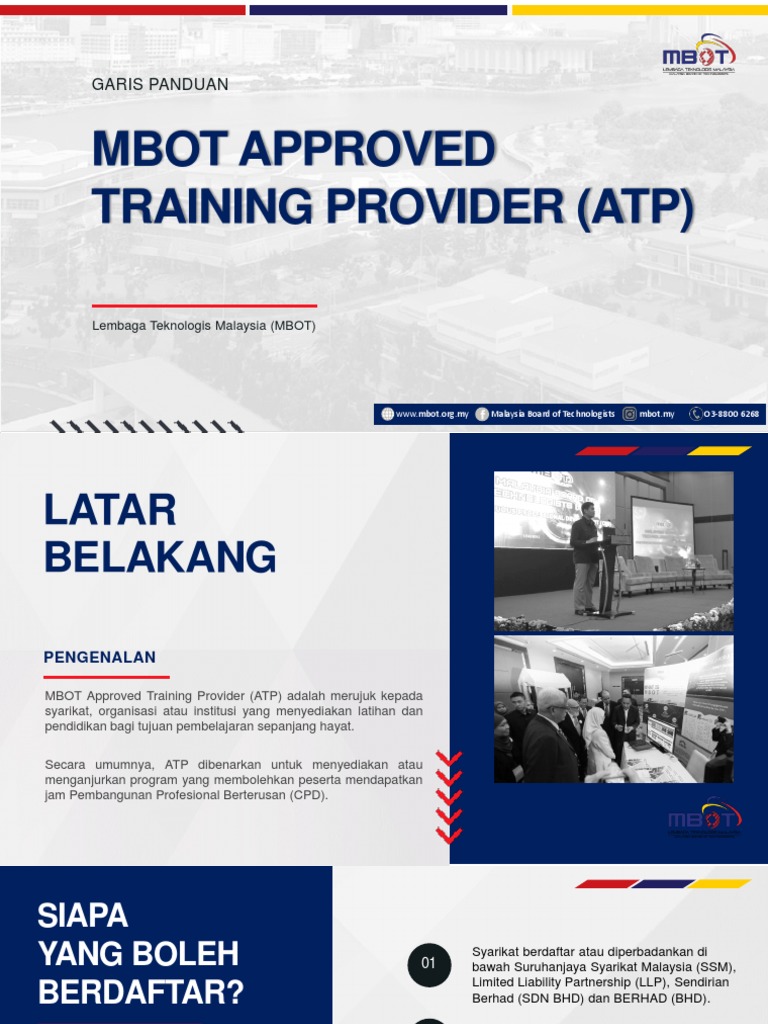 Panduan MBOT untuk Penyedia Latihan | PDF | Bisnis