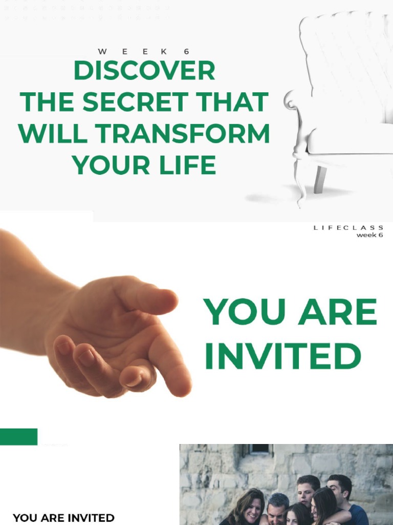 Lifeclass Week 6 | PDF