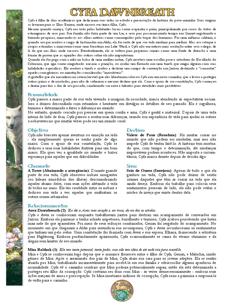 Blue Rose - CYFA | PDF