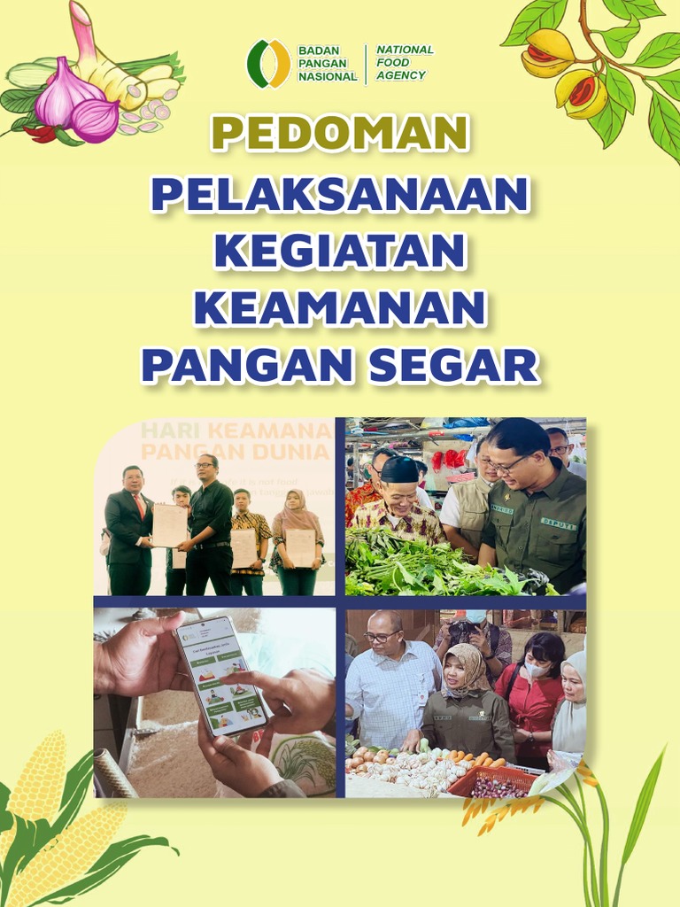 Pedoman Pelaksanaan Pangan Segar Acc Kaban Sign | PDF