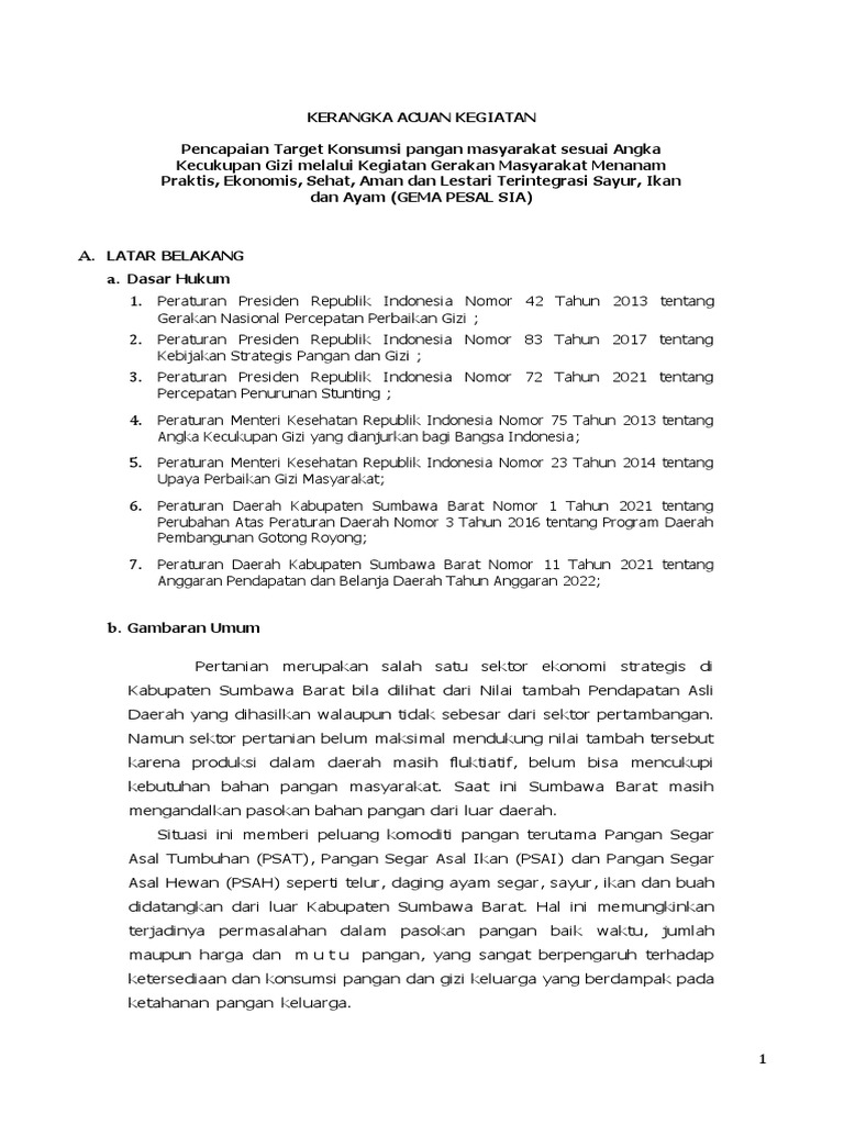 Kak Gema Pesal Sia.2023.Rev | PDF