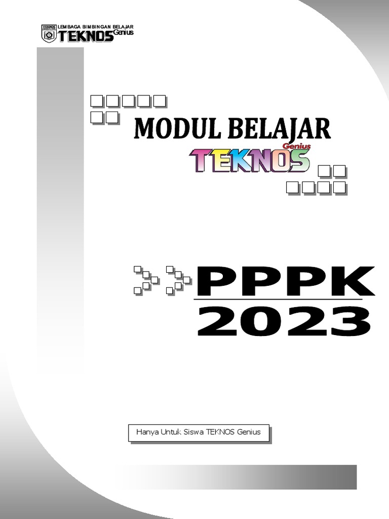 Hanya Untuk Siswa TEKNOS Genius | PDF