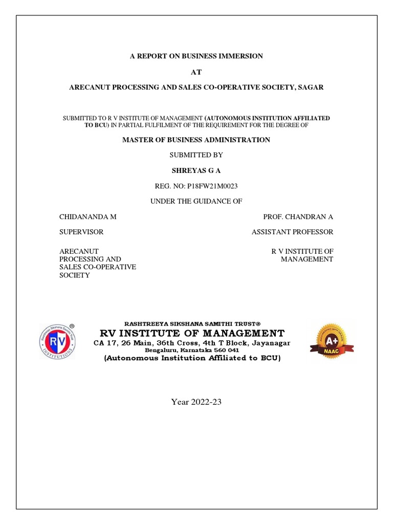 Interim Report | PDF | Cooperative | Swot Analysis