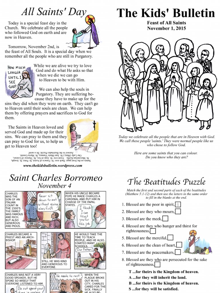 The Kids Bulletin All Saints | PDF