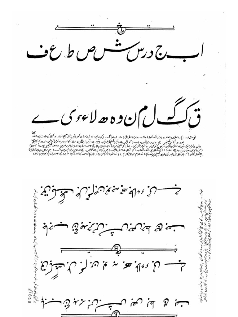 Urdu Takhti | PDF