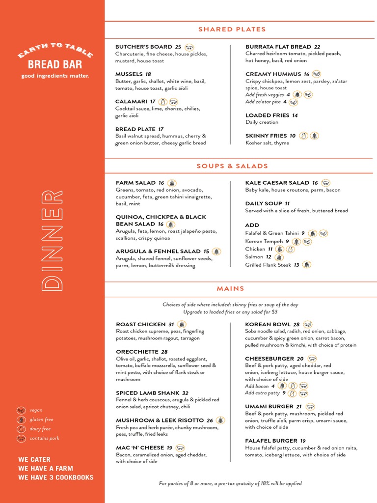 BB Dinner Menu 03.14.2023 WEB | PDF