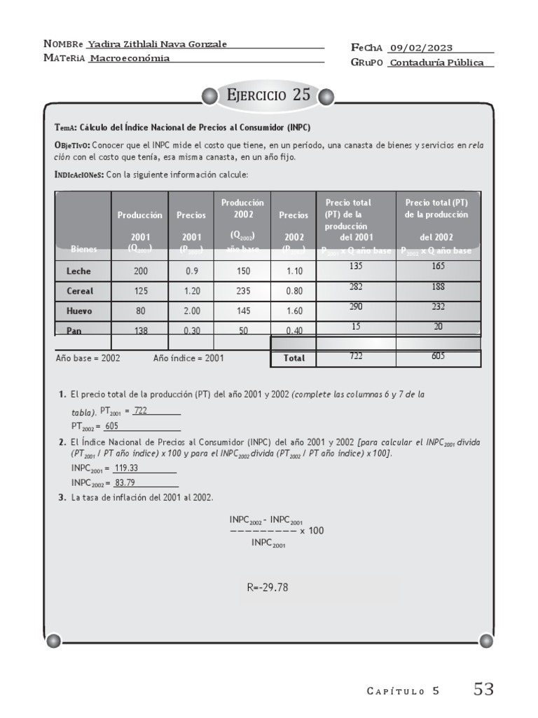 EJERCICIO 25 Macro | PDF
