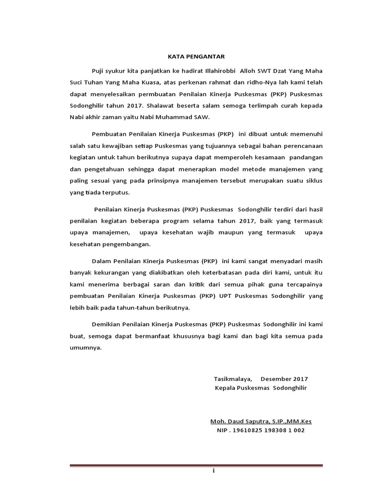 Kata Pengantar 2017 | PDF