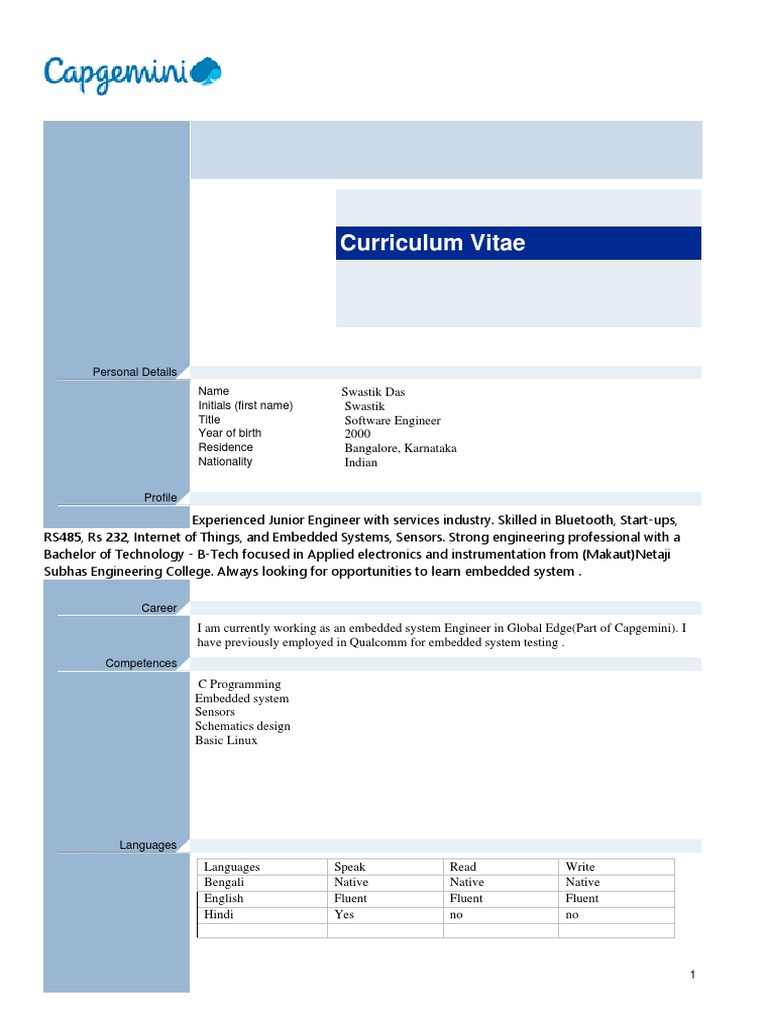 Swastik Resume | PDF | Embedded System | Microcontroller