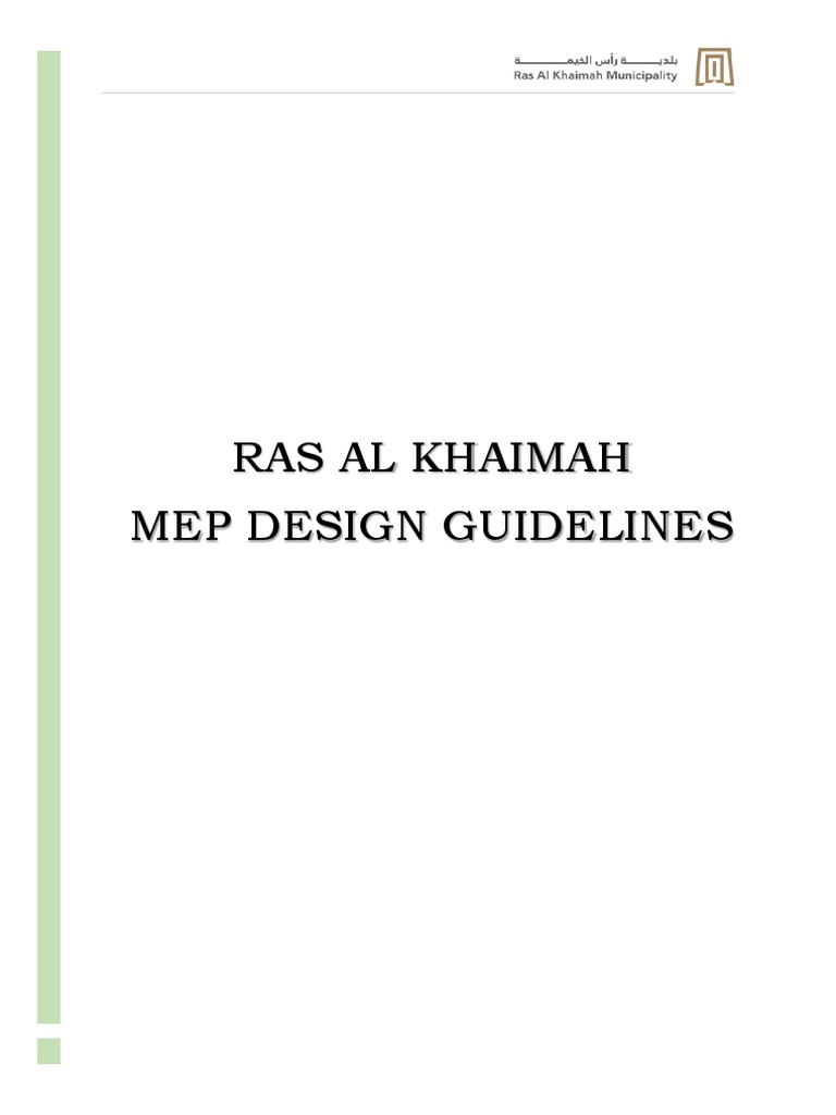 Ras Al Khaimah MEP Design Guidelines-2022-R0 | PDF