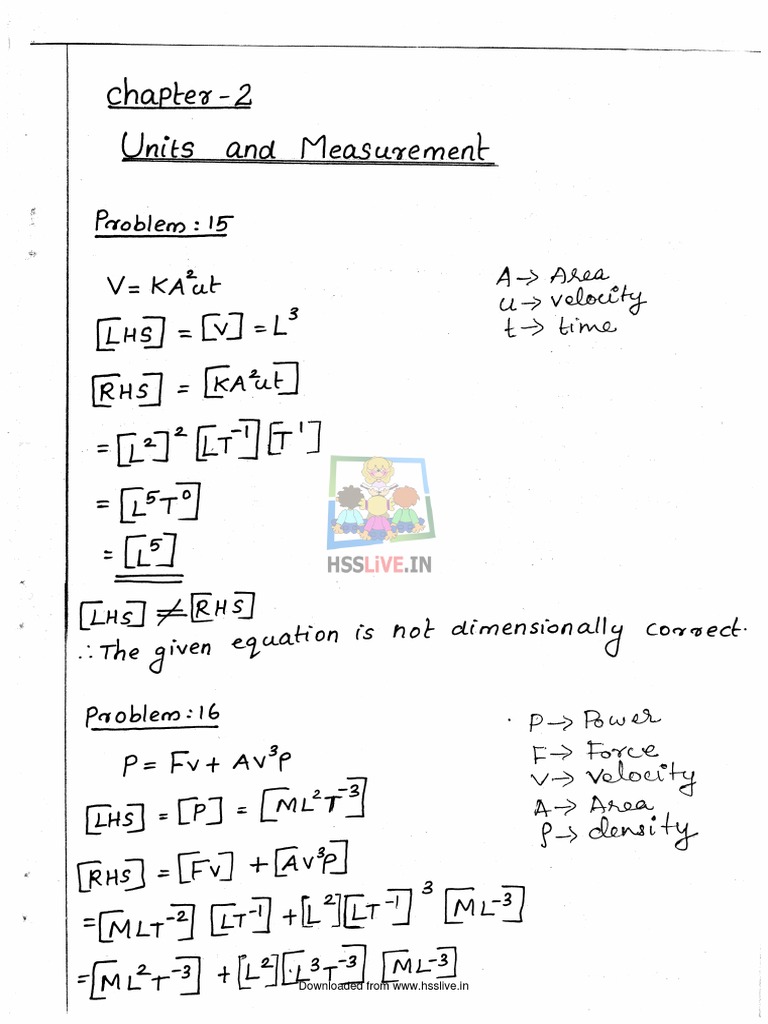 Hsslive-XI Solutions To Given Problems Hsslive-Saju-Physics | PDF