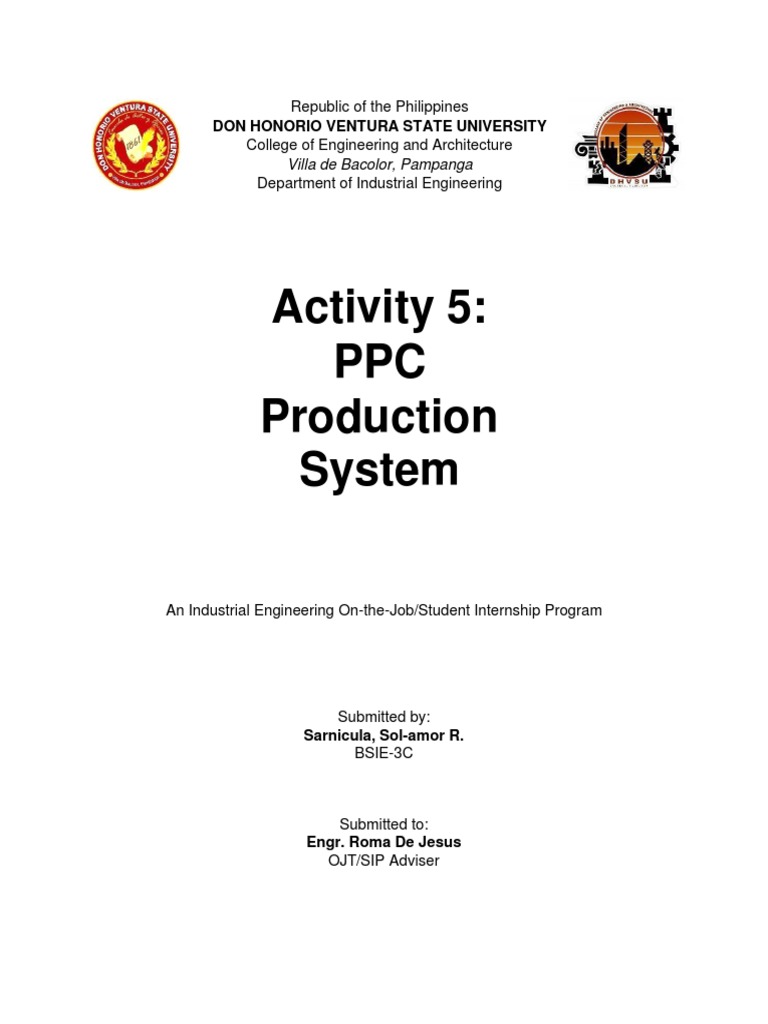 OJT PPC Production System | PDF