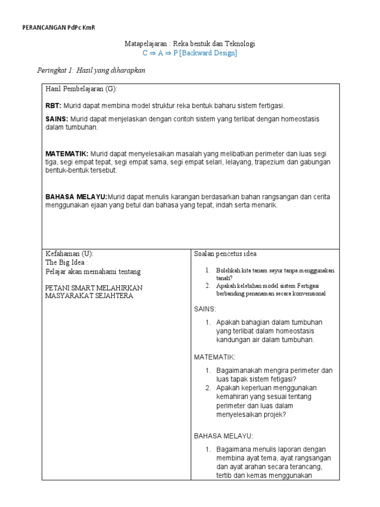 PERANCANGAN PDPC KMR RBT | PDF