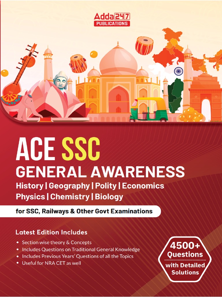 ACE SSC General Awareness | PDF | Chemistry | Physical Sciences