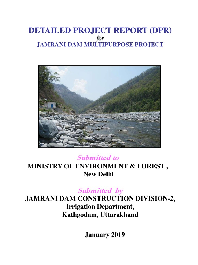 Jamrani Dam Project Detailed Report | PDF | Earthquakes | Concrete