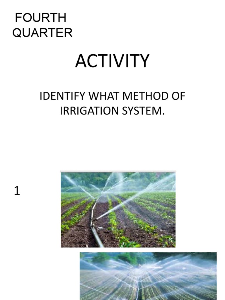 Irrigation System Methods Quiz | PDF