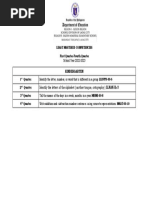 DepEd ESAT 2024 2025 Template | PDF | Educational Assessment ...