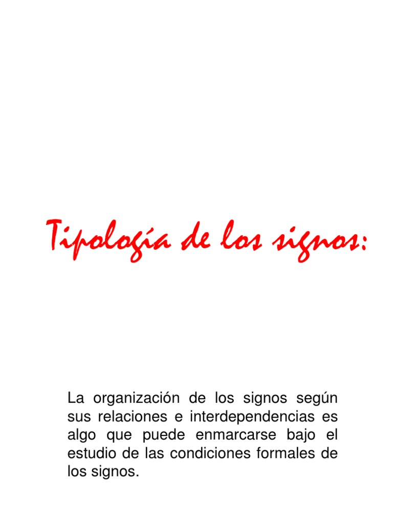 2.5 Tipología del signo | PDF | Ciencia cognitiva