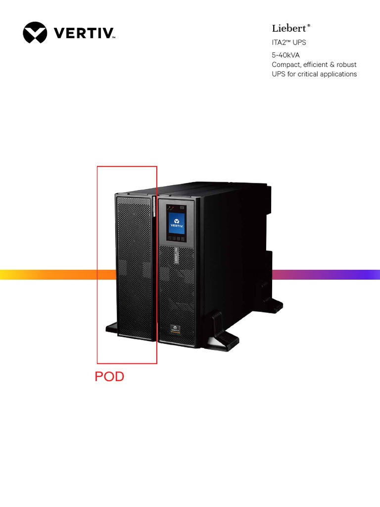 Vertiv Liebert-Ita2-Brochure | PDF