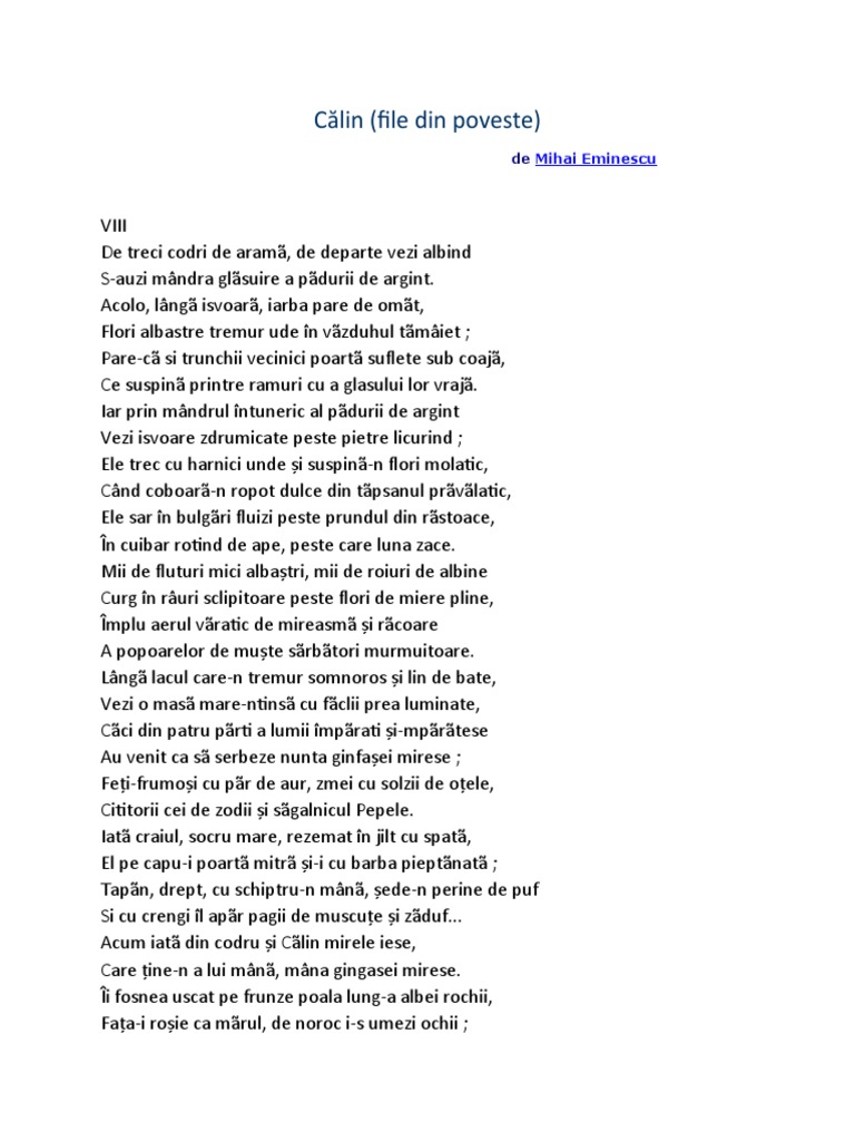 Calin - File Din Poveste | PDF