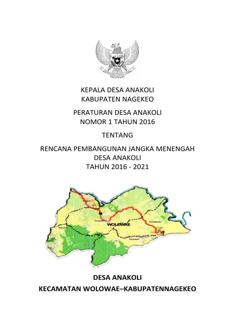 Rpjmdes 2016-2021 | PDF