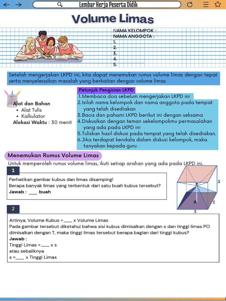 LKPD Volume Limas | PDF