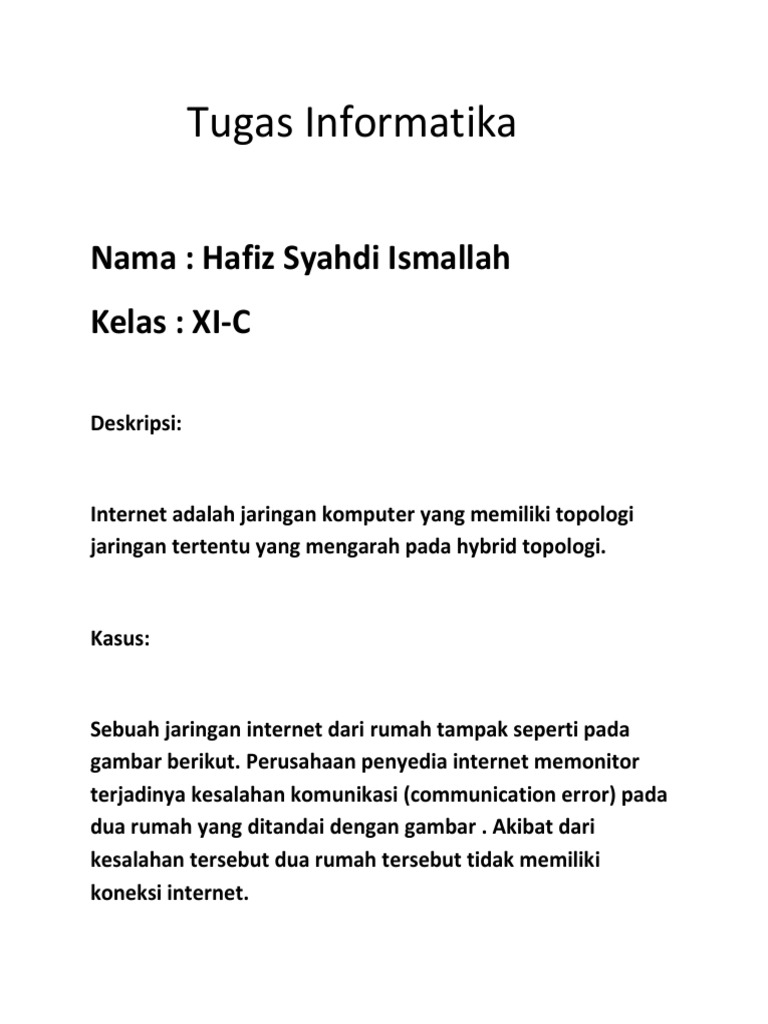 Tugas Informatika Terbaru | PDF