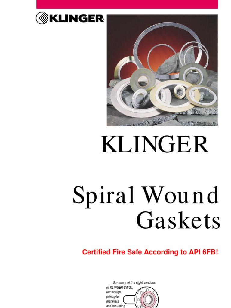 Spiral Wound Gaskets | PDF | Mechanical Engineering | Materials